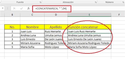 Fórmulas Avanzadas En Excel Concatenar