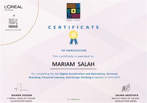 Mariam Salah On Linkedin Lorealsapema Nestlemena Learningneverstops