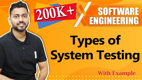 Types Of System Testing Software Engineering Youtube