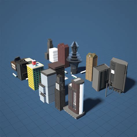 Artstation Building Kitbash 3d Models Free Props Resources