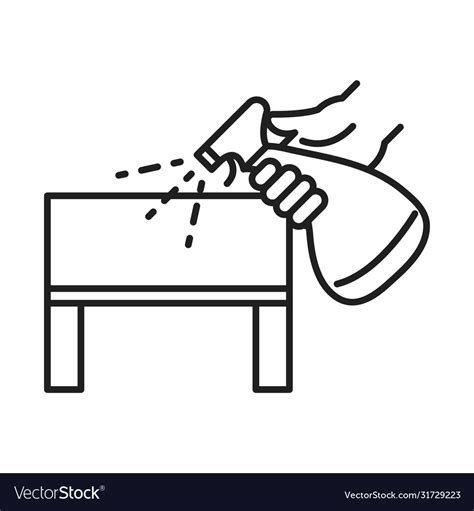 Cleaning Disinfection Clean Surfaces Royalty Free Vector