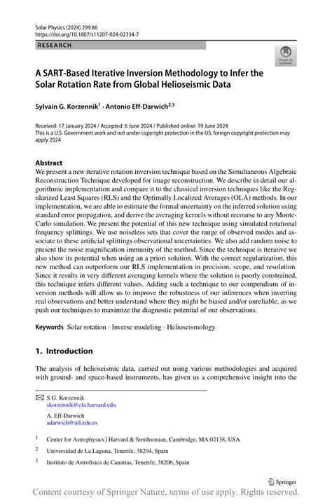 A Sart Based Iterative Inversion Methodology To Infer The Solar Rotation Rate From Global