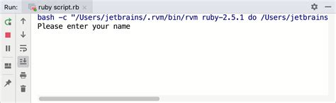 Create And Run Your First Ruby Project Rubymine Documentation