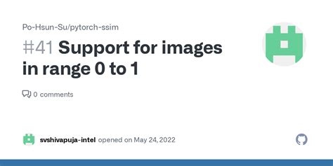 Support For Images In Range To Issue Po Hsun Su Pytorch Ssim GitHub