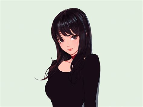Black Hair Wallpaper