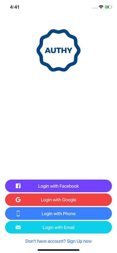 Authy Ionic Firebase Auth Full App Phone Auth Google Facebook Email For Android And