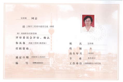 教授级高级工程师图册 360百科