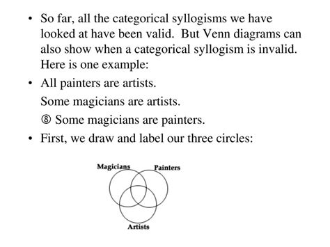 Venn Diagram Technique For Testing Syllogisms Ppt Download