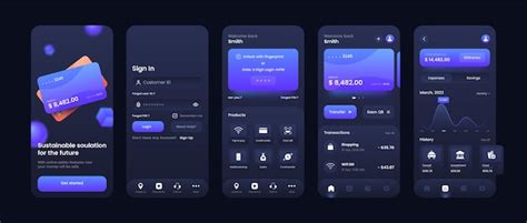 Premium Vector Banking Application With Splash Screen