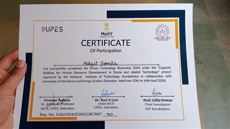 Dronetechnology Nitkurukshetra Upesdehradun Workhop Learning