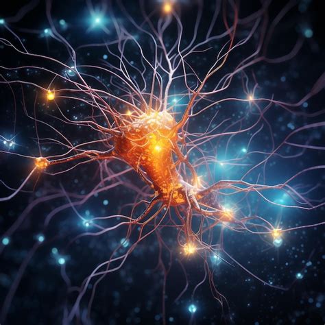 Premium Ai Image Neuronal Nerve Cells Hyperconnected Image