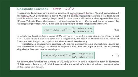 1 Macaulays Function And Singularity Functions