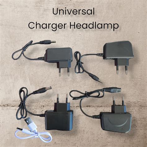 Charger Tali Lampu Kepala Pengecas Headlight Headlamp Torchlight Strap