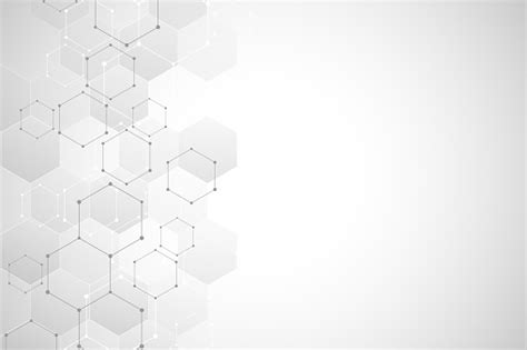 분자 구조 및 화학 화합물 형상 배경 텍스처 육각형 패턴의 추상 배경입니다 의료 또는 과학 및 기술 현대적인 디자인에 대 한 벡터 일러스트 0명에 대한 스톡 벡터 아트 및