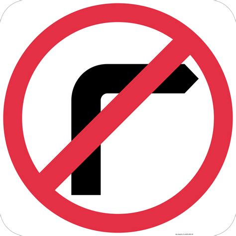 Regulatory Sign R Series National Traffic Signs