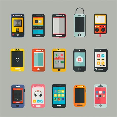 Mobile UI Elements Premium AI Generated Image
