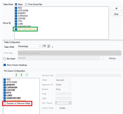 Solved Table Tool Missing Column Alteryx Community