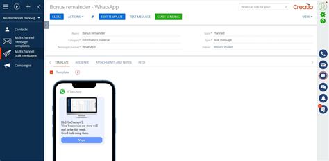 SalesUp Multichannel Bulk Messaging For Creatio Creatio Marketplace