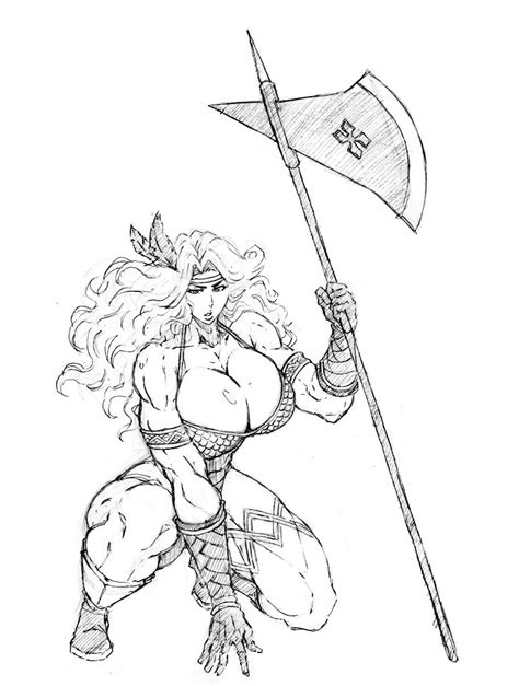 Amazon Dragon S Crown Drawn By Rakusakugk Danbooru