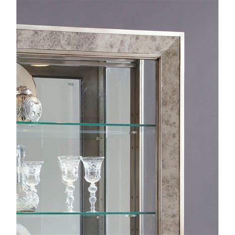 Pulaski Furniture Curios 21384 Platinum Side Entry Curio Cabinet