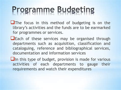 Budgeting Methods And Techniques Different Types Of Budgeting Pptx