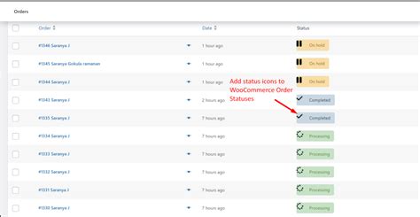 How To Add Icons To Woocommerce Order Statuses Tyche Softwares
