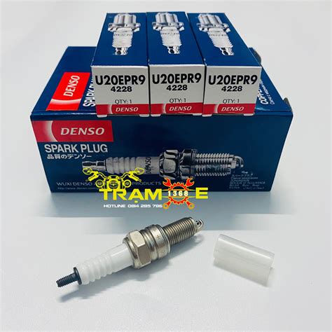 BUGI DENSO CHÂN DÀI PLATINUM U20EPR9 Có Điện Trở CHO XE AB, PCX, SH ...