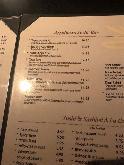 Okko Hilton Head Menu