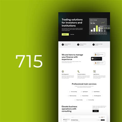 Divi Finance Saas Layouts — Divi Express
