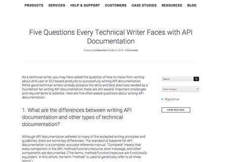 five questions every technical writer faces with api documentation