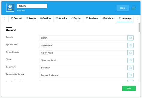 Language Buildfire Plugin SDK