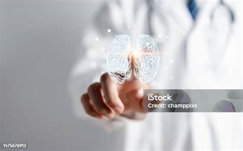 인간의 두뇌 아이콘 아이디어 창조적 지능 사고 또는 알츠하이머 파킨슨 병 치매 뇌졸중 발작 또는 정신 건강에 대한 인식을 들고 의사 신경과 및 심리학 치료 개발에 대한 스톡