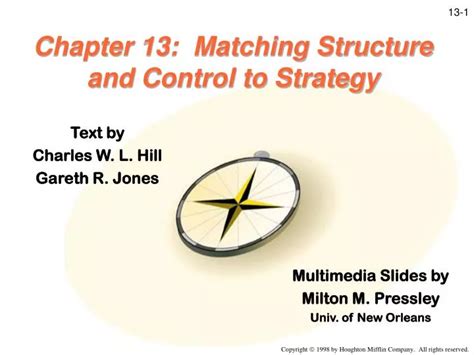 Ppt Chapter 13 Matching Structure And Control To Strategy Powerpoint Presentation Id288855