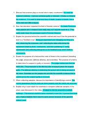 Unit Lab F Sci Pdf Discuss How Science Plays A Crucial Role In Many Courtrooms It S Used