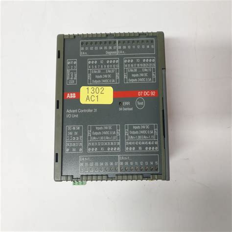 ABB 07DC92 GJR5252200R0101 Configurable Digital I O Module Sincere Service SAUL ELECTRIC