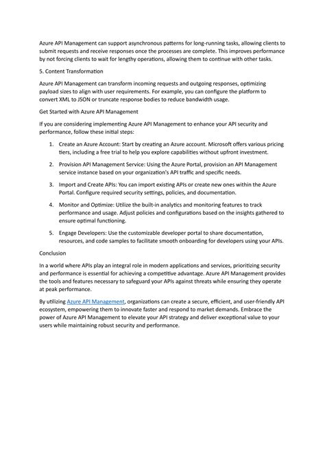 Improve Api Security And Performance With Azure Api Managementpdf