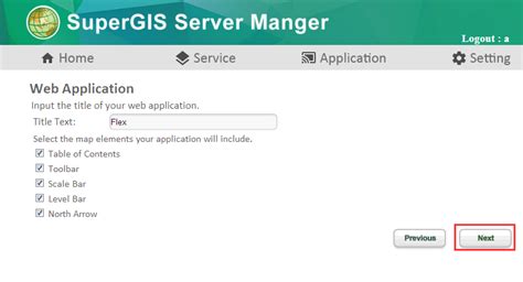 Supergis Server Manager For Gis Web Application Creating Supergis