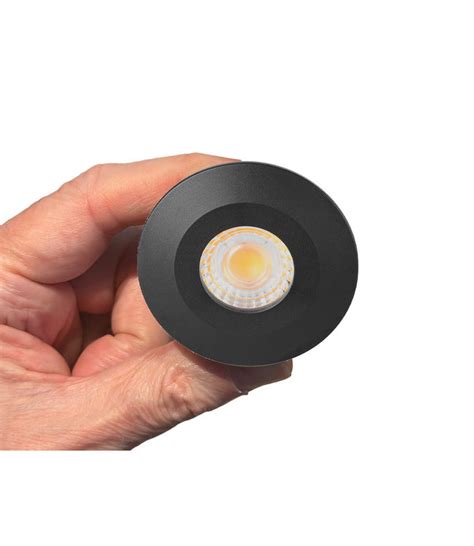 Inbouw Micro Ledspotjes Turijn Watt Ip Dimbaar Zwarte Kleur Ledspots Bv