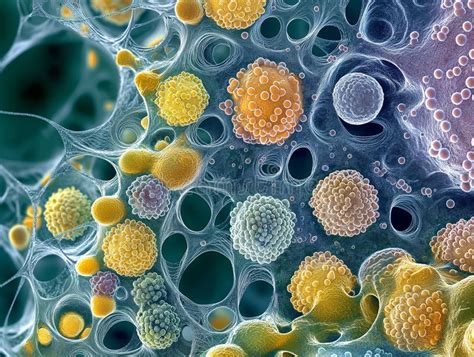 Human Skin Cells Under A Microscope Stock Image Image Of Human