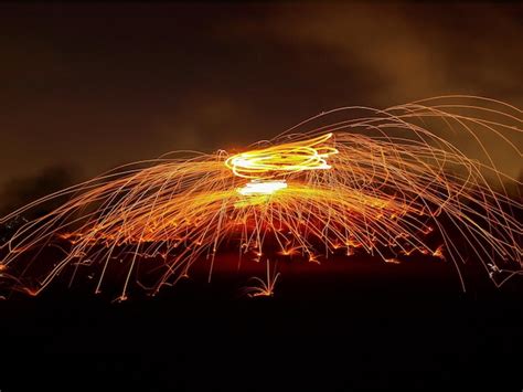 Premium Photo Light Trails At Night