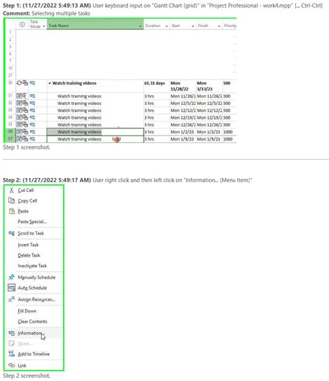 Ms Project How Do I Bulk Modify Priority For Multiple Tasks