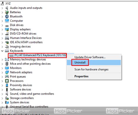 Fix Keyboard Not Working In Windows MobiPicker