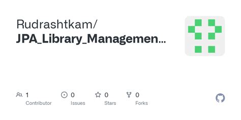 GitHub Rudrashtkam JPA Library Management System