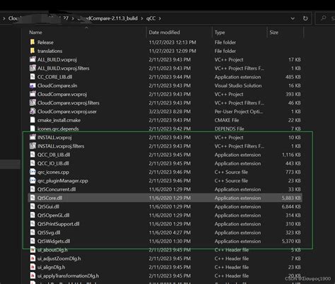 CloudCompare 源码编译 cloudcampare 源码 CSDN博客