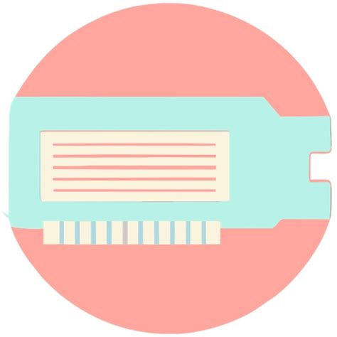 Premium Vector A Memory Module Is Typically A Long And Thin Hardware