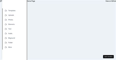 React Minimal Side Navigation Example Forked Codesandbox