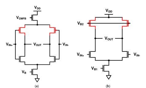 A Complementary Differential Amplifier B Conventional Differential
