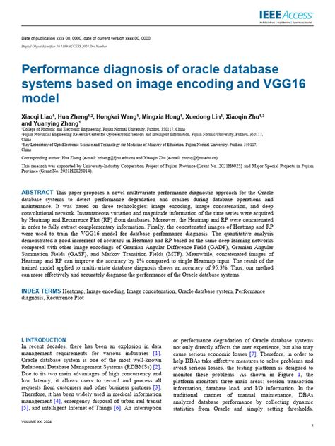Performance Diagnosis Of Oracle Database Systems B Pdf Sensitivity