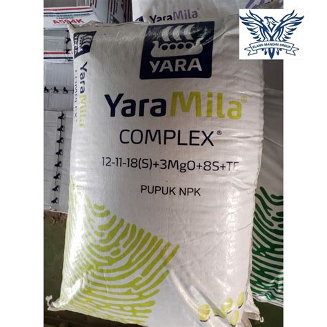 Jual Pupuk Npk Yara Mila Complex 12 11 18s3mgo8ste 50kg Shopee