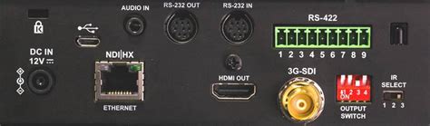 NewTek NDI PTZ Camera NDI HX FG 001777 R001